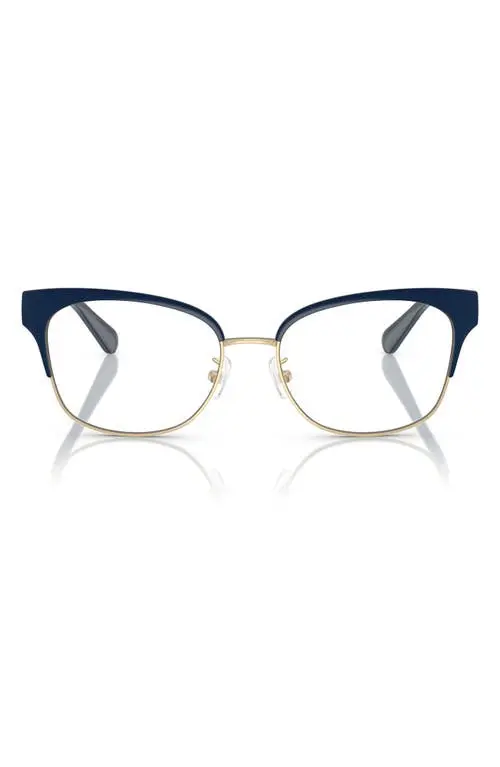 Tory Burch 52mm Cat Eye Optical Glasses - Navy