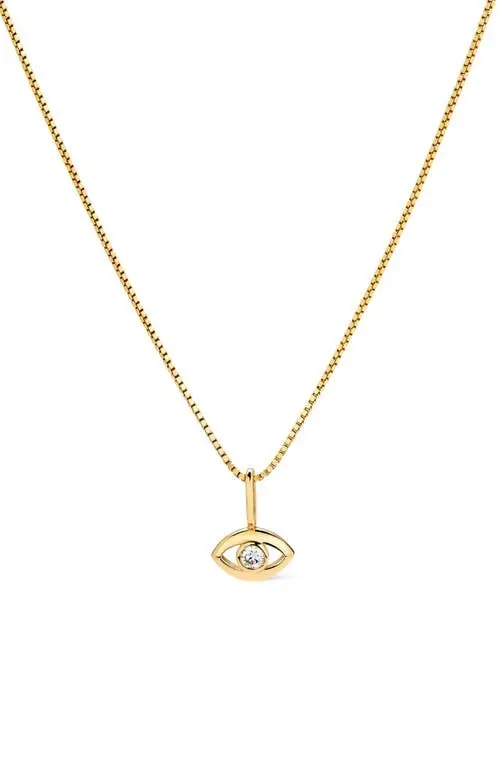 ANA LUISA Evil Eye Charm Pendant Necklace - Gold