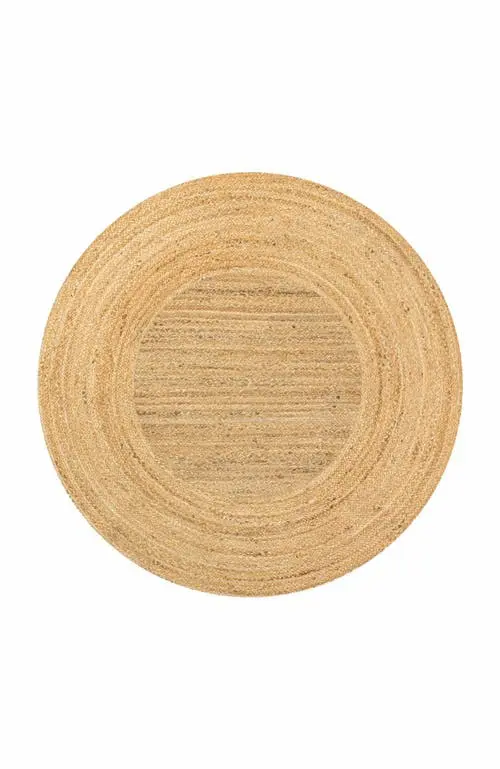 JONATHAN Y Harmony Boho Jute Circle Round Area Rug
