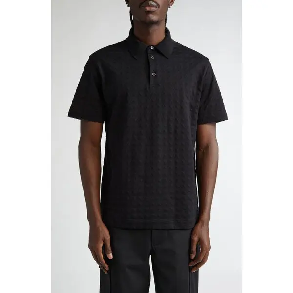 Givenchy Classic Fit Textured Cotton Polo