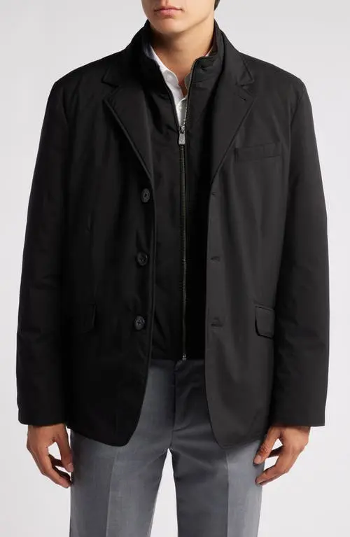 Hart Schaffner Marx Summit Waterproof Jacket With Removable Bib - Black