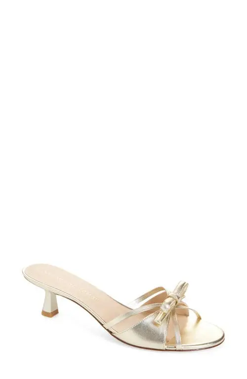 STUART WEITZMAN Felicity Slide Sandal - Platino