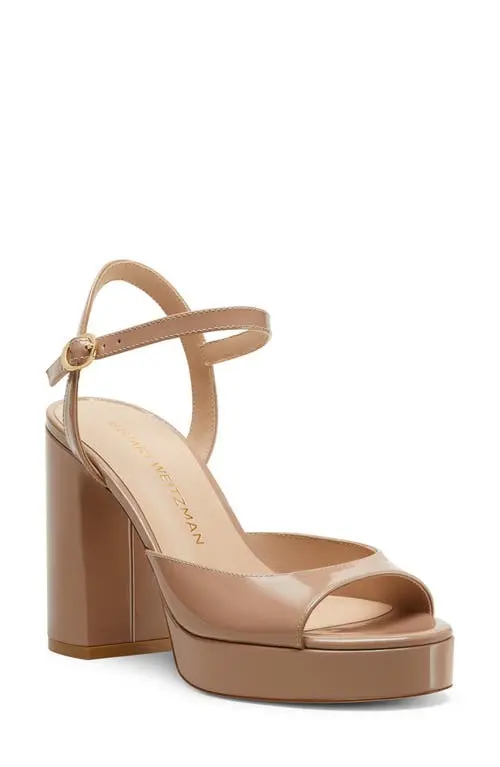 STUART WEITZMAN Dayna Ii Platform Sandal - Fawn