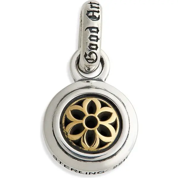 Good Art Hlywd Two-tone Lotus Pendant
