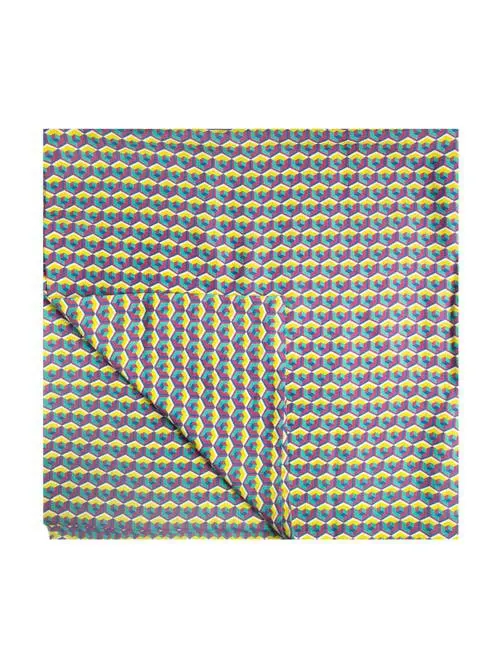 La DoubleJ Medium Tablecloth - Cubo Giallo/fuxsia