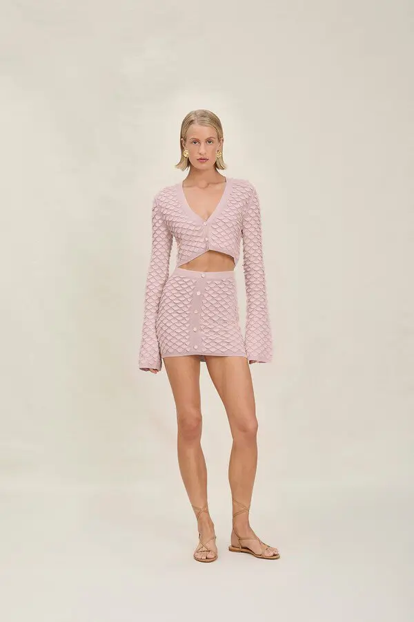 Devon Windsor Vittoria Cardigan - Natural