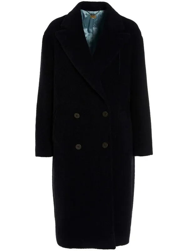 MAURIZIO MIRI Cocoon Coat - Blue
