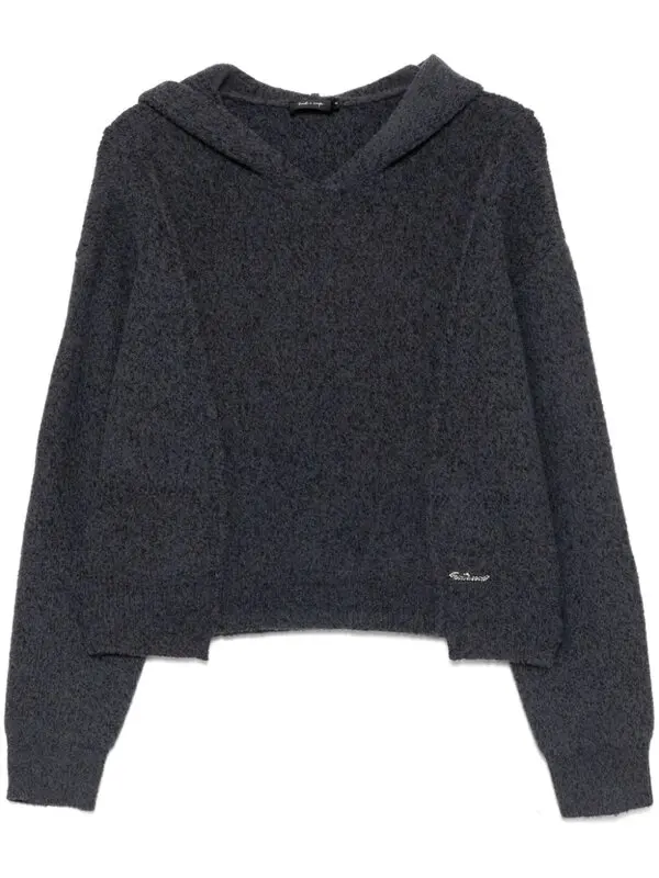 TOUT A COUP Logo-plaque Jumper - Grey
