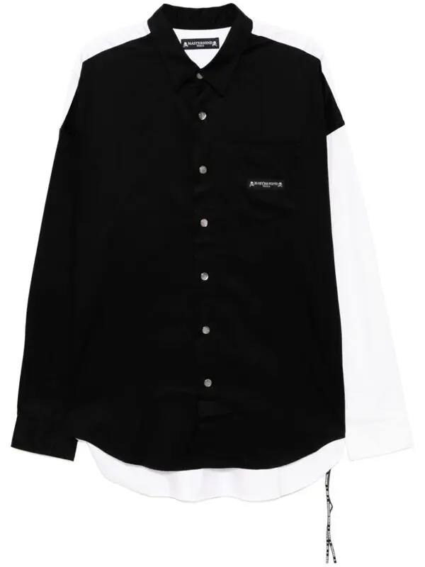 MASTERMIND WORLD Logo-patched Shirt