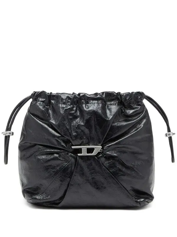 Diesel Scrunch-d Bucket Bag - Black