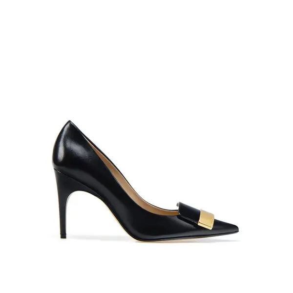 SERGIO ROSSI Sr1 Leather Pumps - Black