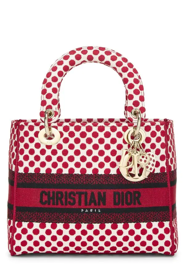 Dior Dioramour Lady D-lite Bag - Red