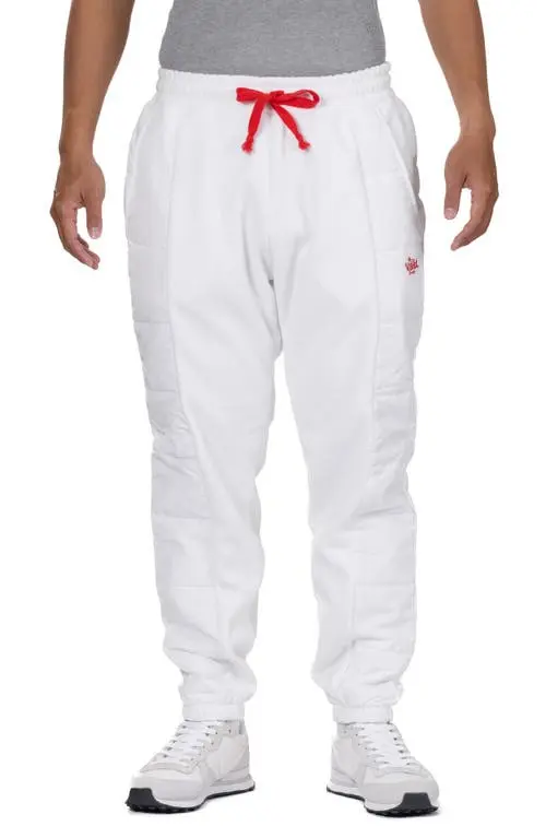 VAST Ripstop Fleece Lined Joggers - White