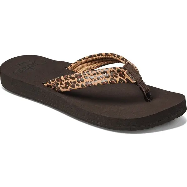 Reef Cushion Breeze Flip Flop - Leopard