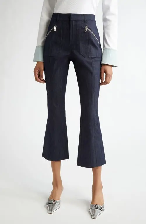 Cinq À Sept Celeste Crop Flare Jeans