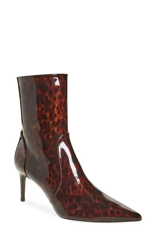 STUART WEITZMAN Power 75 Zip Bootie - Dark Brown