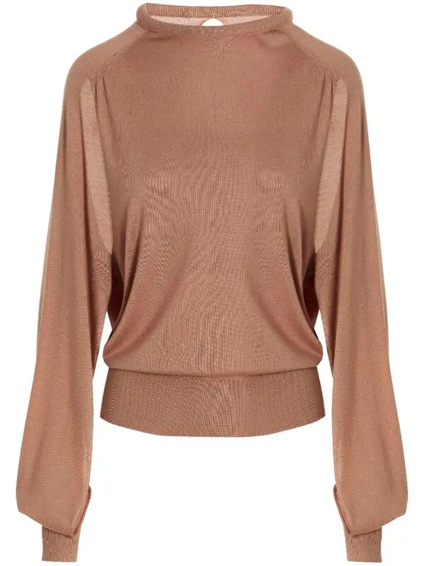 RAMAEL Silk Sweater - Neutrals