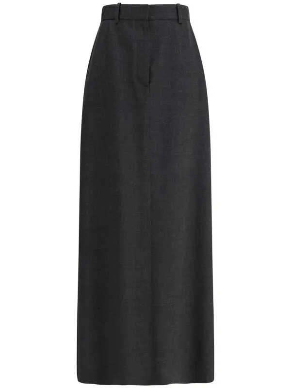 THE ROW Gonna Roux Maxi Skirt - Grey