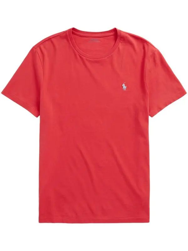 Ralph Lauren Polo Pony-embroidered T-shirt - Red