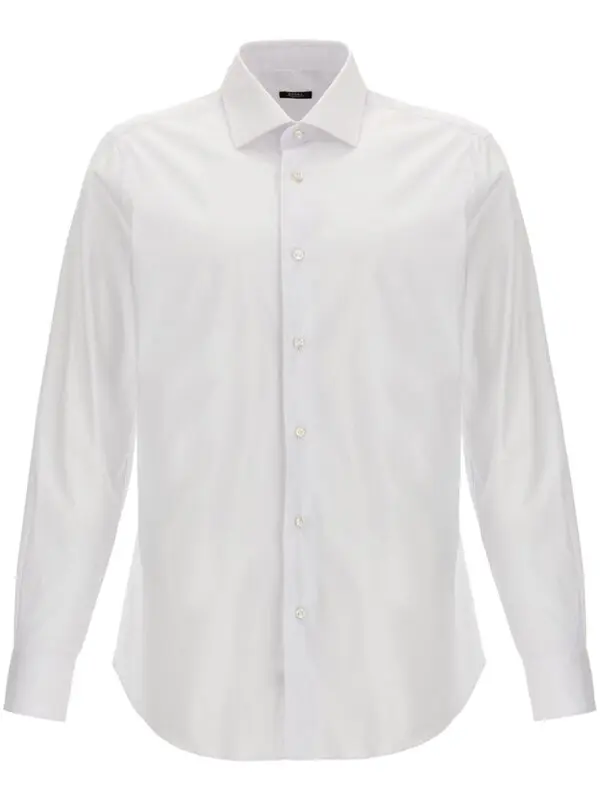 BARBA NAPOLI Poplin Shirt - White