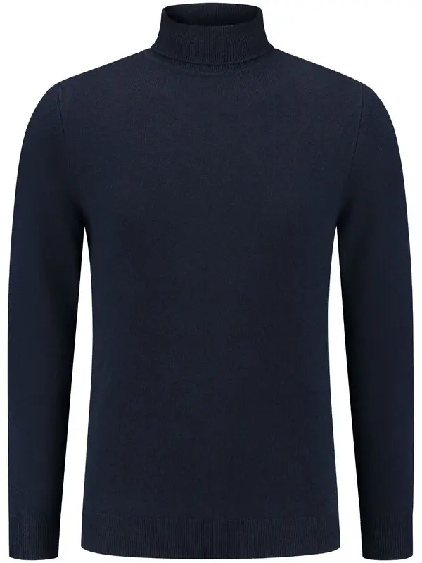 Fedeli Turtleneck Sweater - Blue