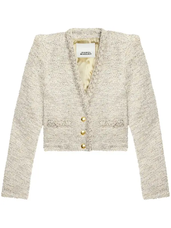 Isabel Marant Gwendoline Jacket - Neutrals
