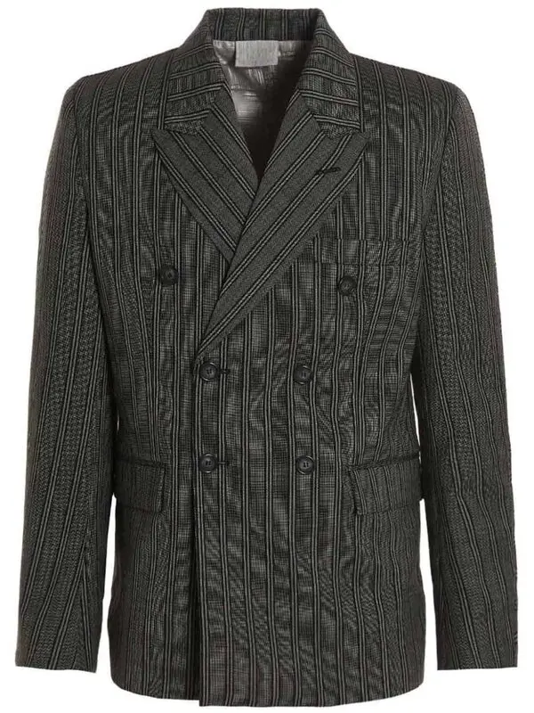 VTMNTS Double-breasted Blazer - Grey