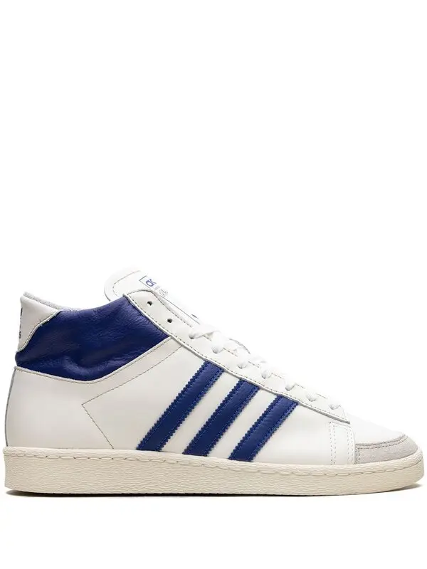 Adidas Jabbar Hi Off Collegiate Royal Sneakers - White