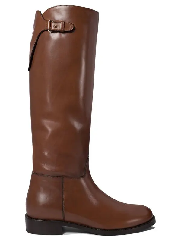 MARETTO Leather Boots - Brown