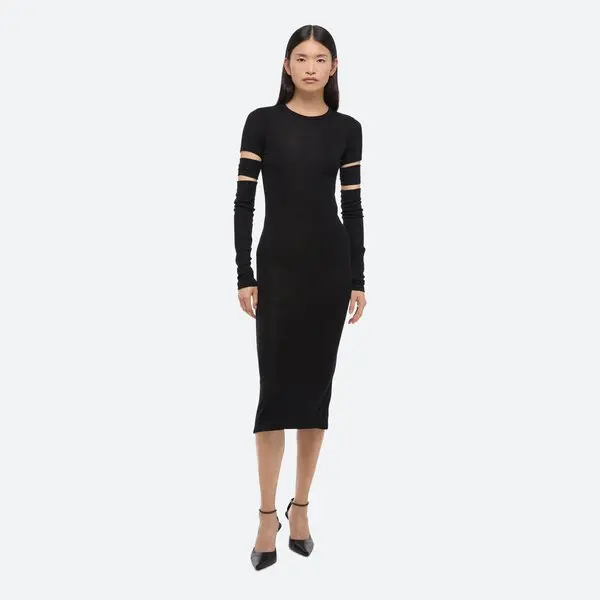 Helmut Lang Slashed Convertible Dress