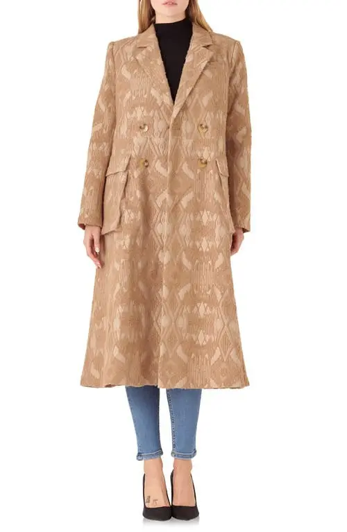 English Factory Brocade Swing Coat