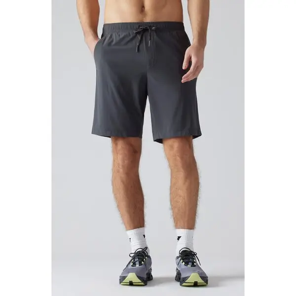 RHONE Pursuit 9-inch Lined Shorts - Asphalt