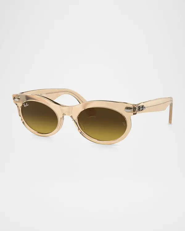 Ray-ban Wayfarer® Oval Sunglasses - Brown Grad