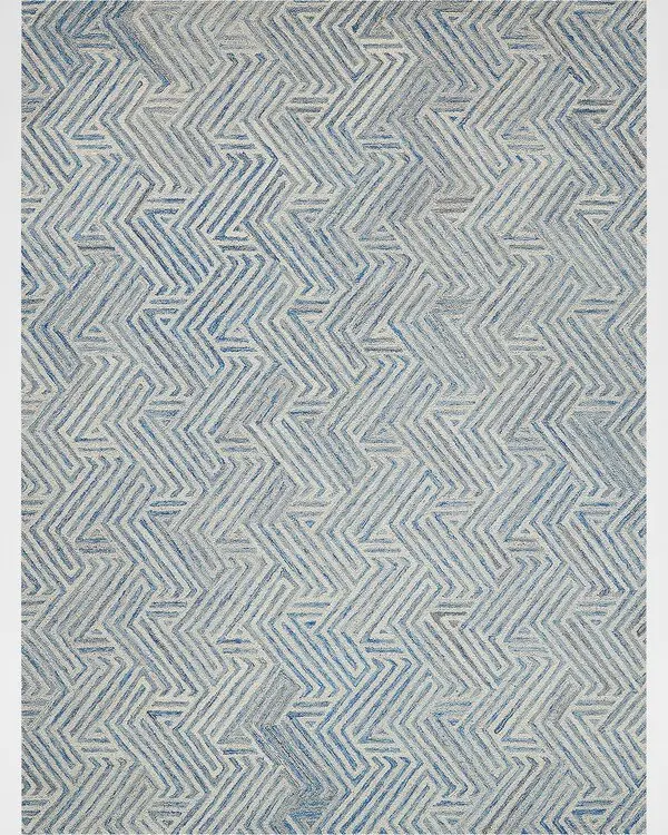 EXQUISITE RUGS Swirl Modern Hand Tufted Rug