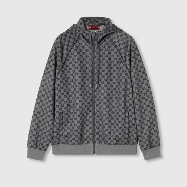 Gucci Gg Neoprene Zip Jacket