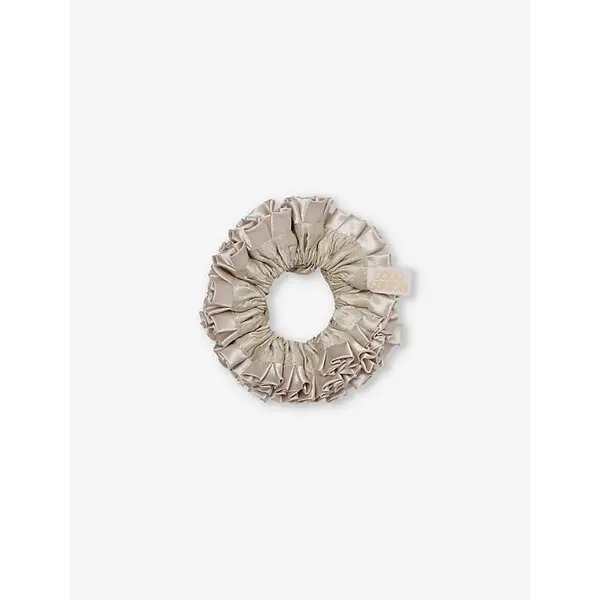 Good Squish Silk Scrunchie In Gold - 40% Off | Editorialist