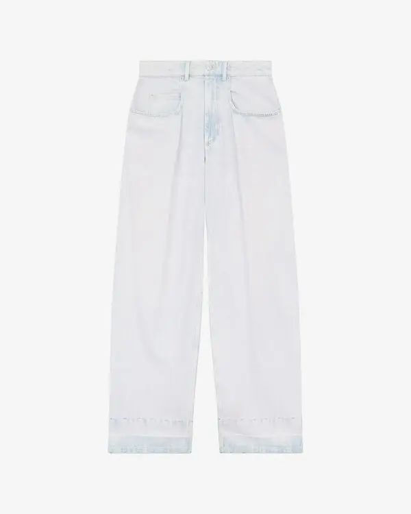 MARANT ETOILE Rachelle Loose Fit Jeans - Light Blue
