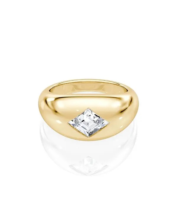 VRAI Dome Band With Lozenge Lab Grown Diamond