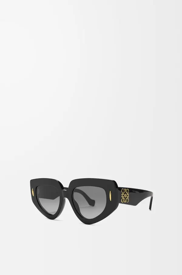 Loewe Butterfly Acetate Sunglasses - Black