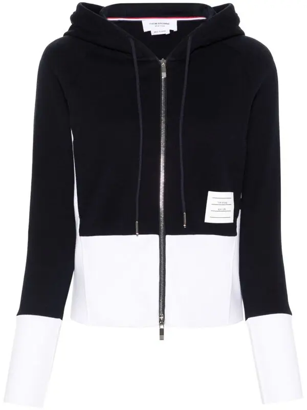 Thom Browne 4-bar Cotton Hoodie