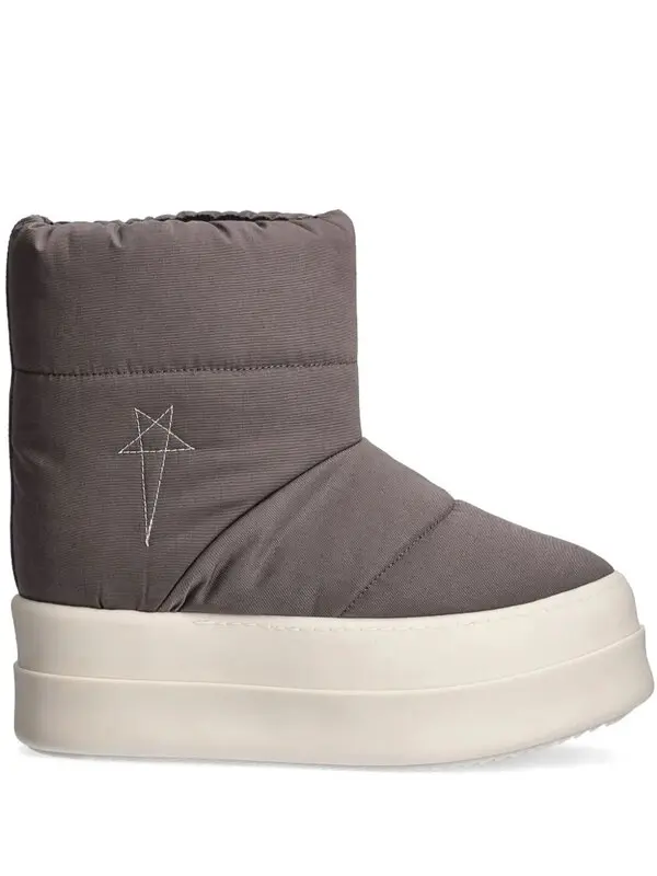 Rick Owens Mega Bumper Low Boots - Brown