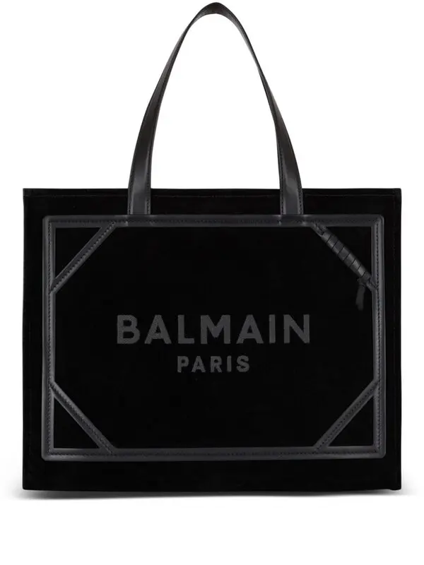 Balmain B-army Medium Tote Bag - Black
