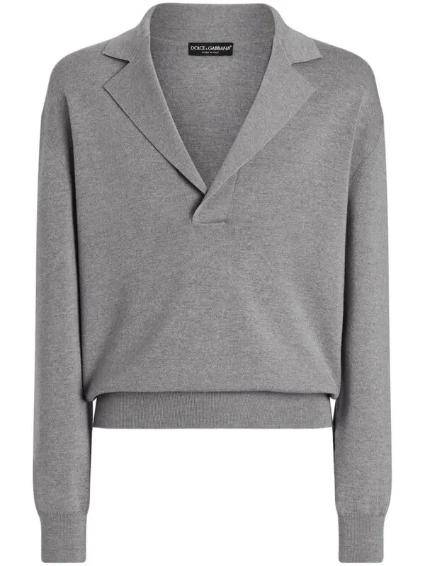 Dolce & Gabbana Notch-collar Jumper
