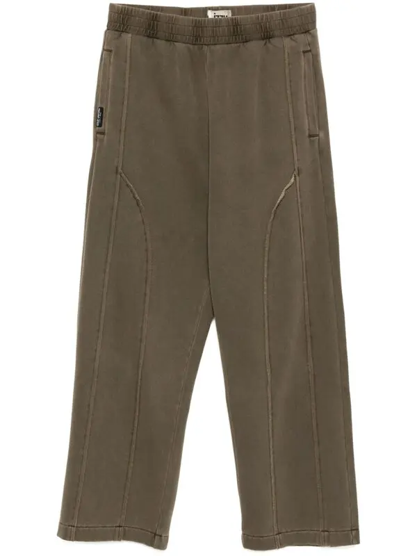 Izzue Cold-dyed Sweatpants - Brown