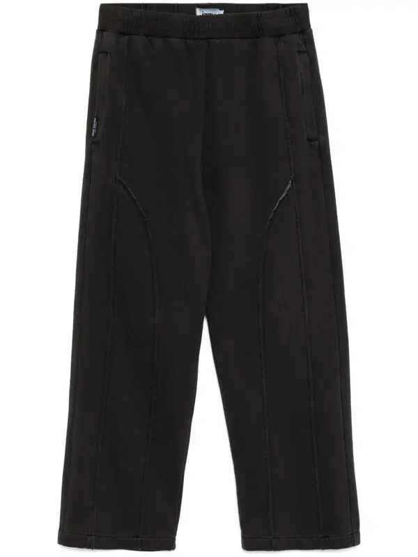 Izzue Cold-dyed Sweatpants - Black