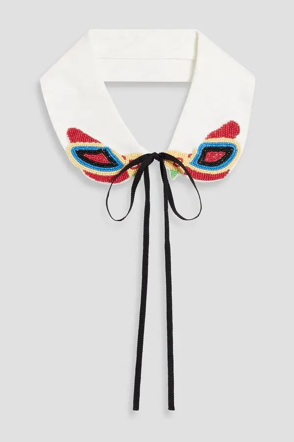 Red Valentino Bead-embellished Collar