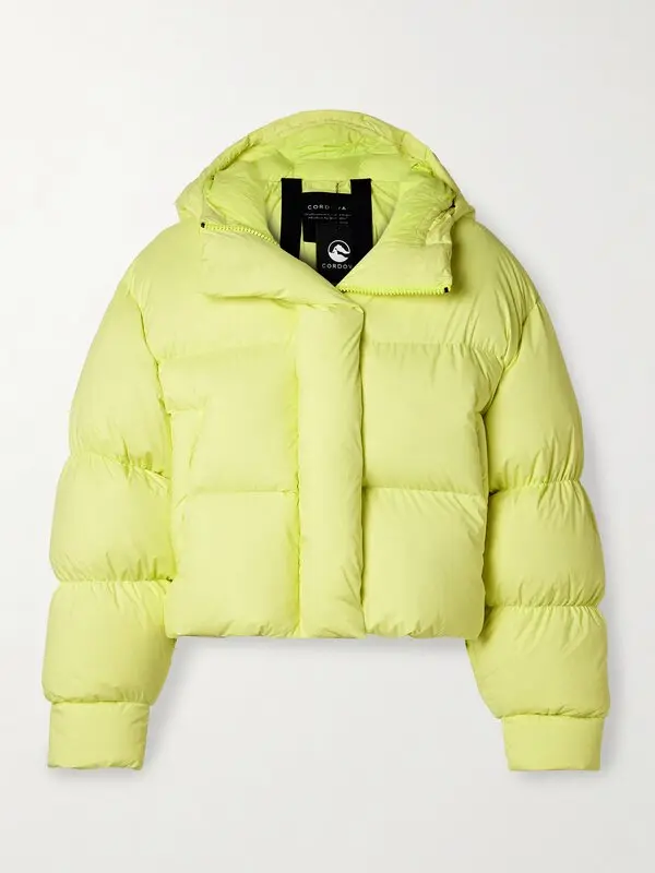 Cordova Aomori Hooded Down Ski Jacket - Yellow