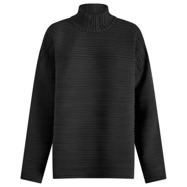 Issey Miyake Crepe Knit Top