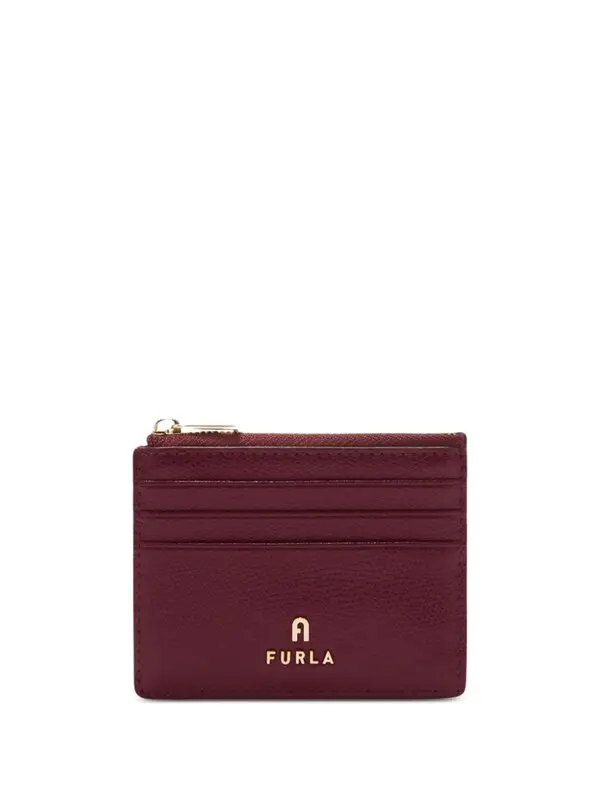 Furla Camelia Card Holder - Red