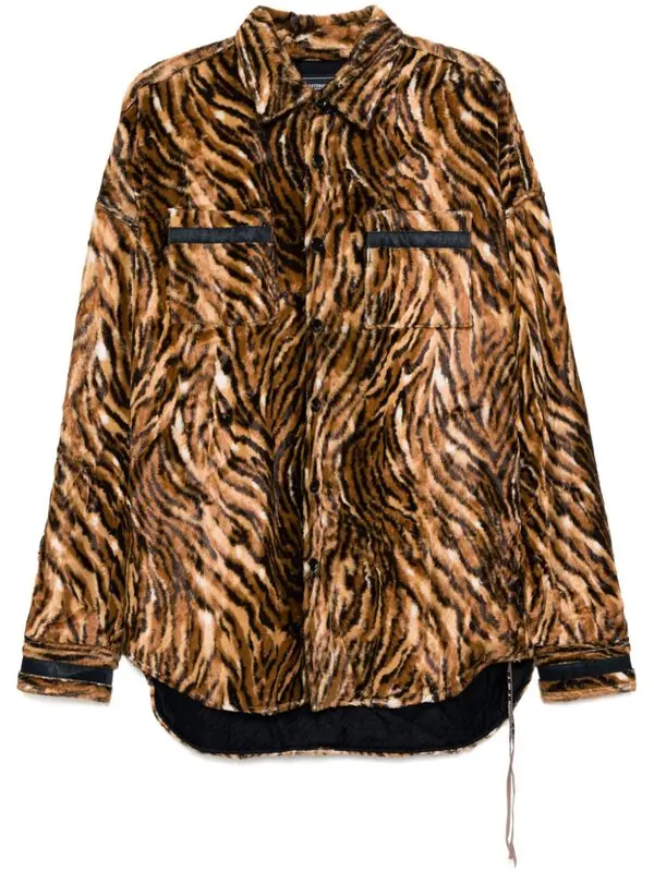 MASTERMIND WORLD Leopard Print Jacket